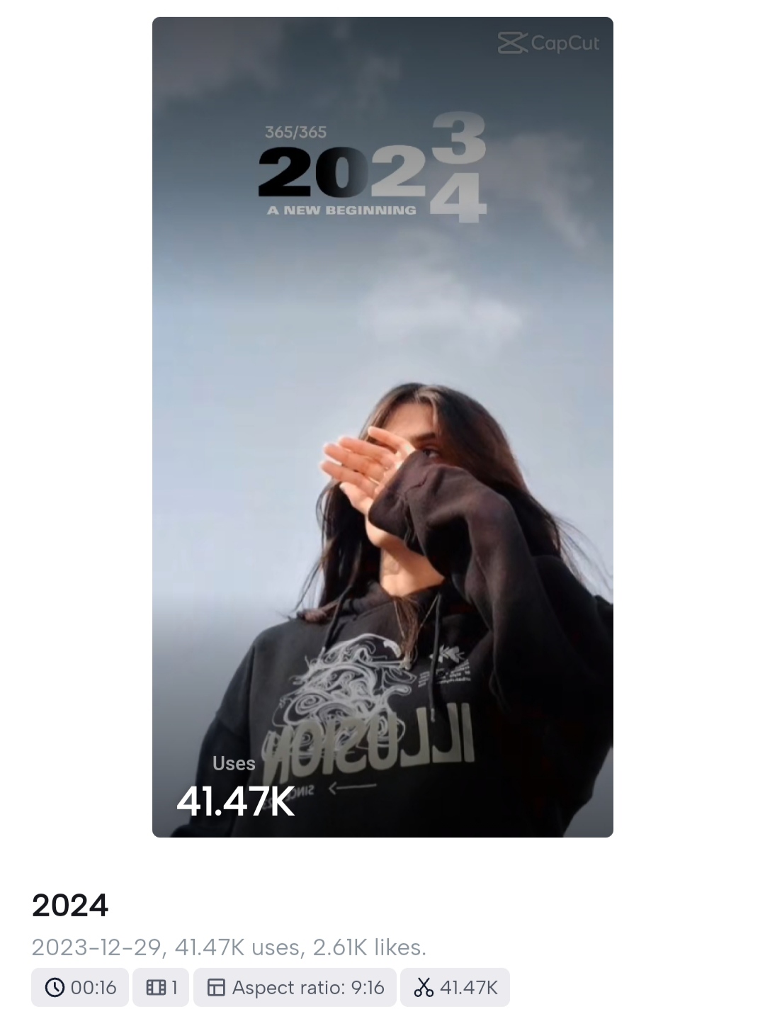 Happy New Year 2024 Capcut Template Link 2023 100 Working