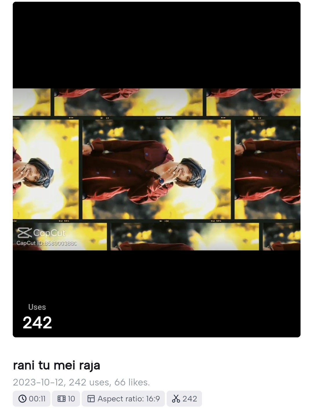 Rani Tu Mein Raja CapCut Template Link 2024 (100% Working Link)